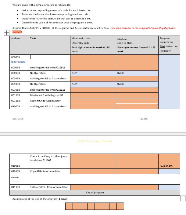 You are given with a simple program as follows. Do: • | Chegg.com