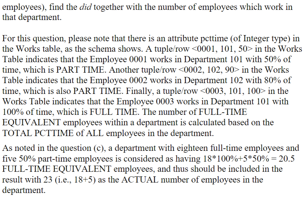 Solved Based on the relational schema below: Emp(eid: | Chegg.com