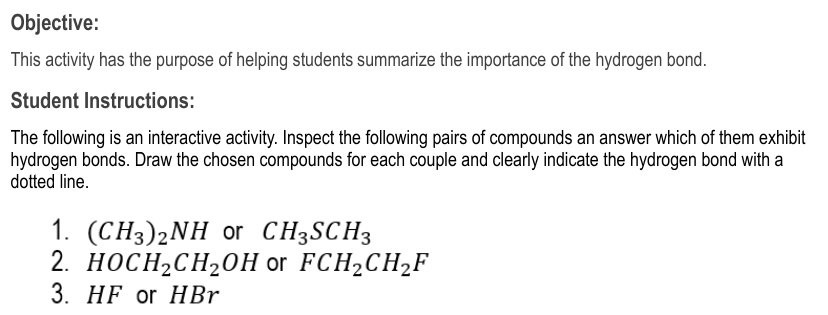 Solved Objective: This activity has the purpose of helping | Chegg.com