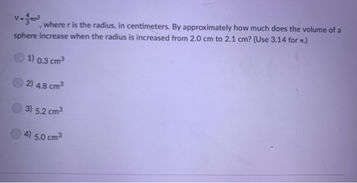 Solved , where r is the radius, in centimeters. By | Chegg.com