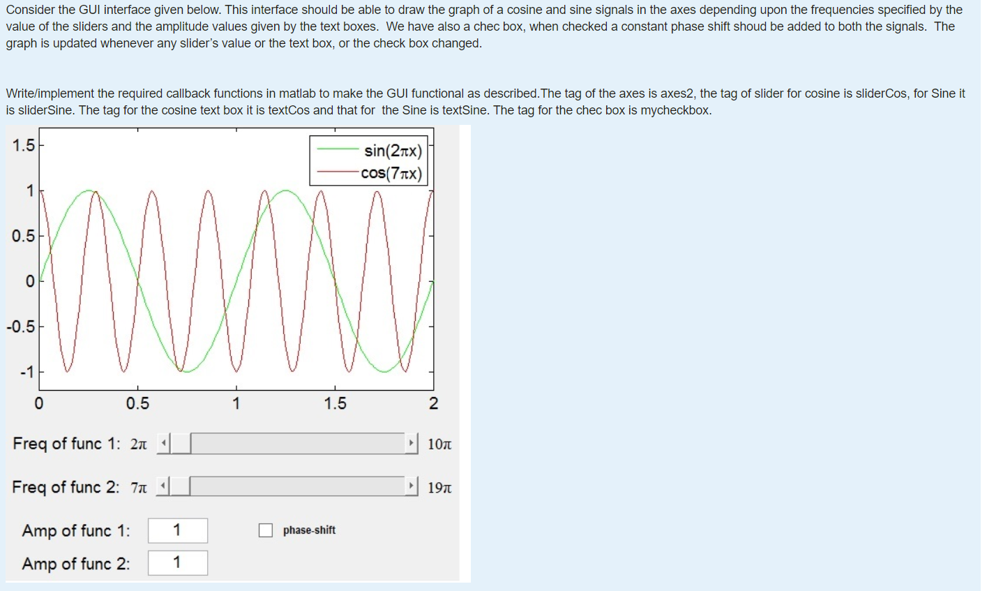 Consider the GUI interface given below. This | Chegg.com