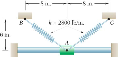Solved A 4-lb collar can slide without friction along a | Chegg.com