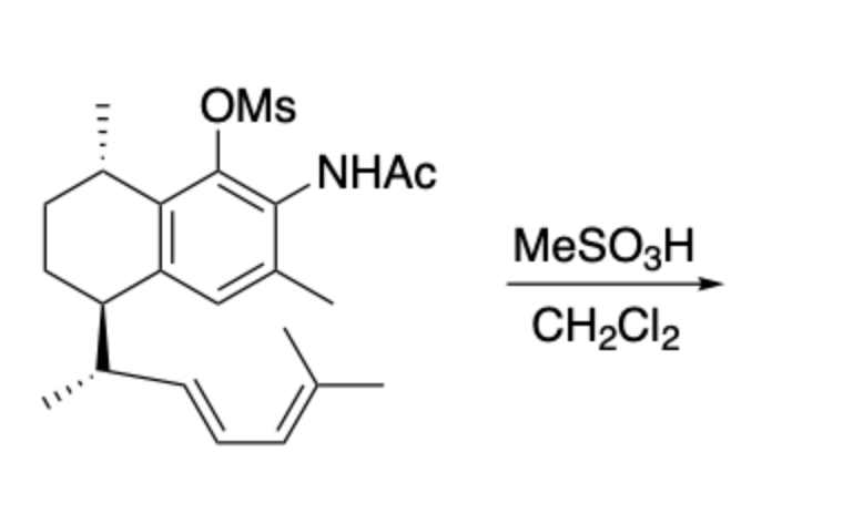 Solved OMS NHAC MeSO3H CH2Cl2 | Chegg.com