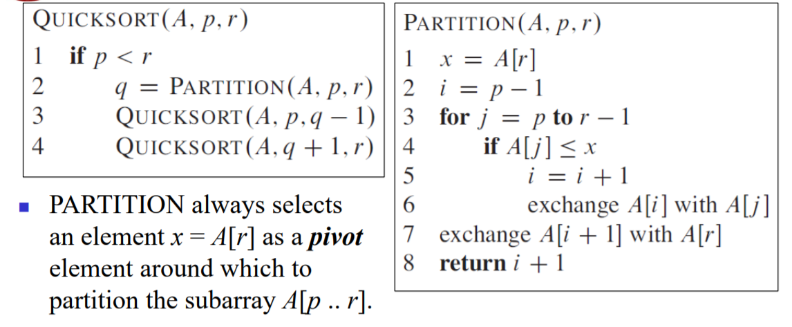 Solved This contains the implementation of the Quick | Chegg.com