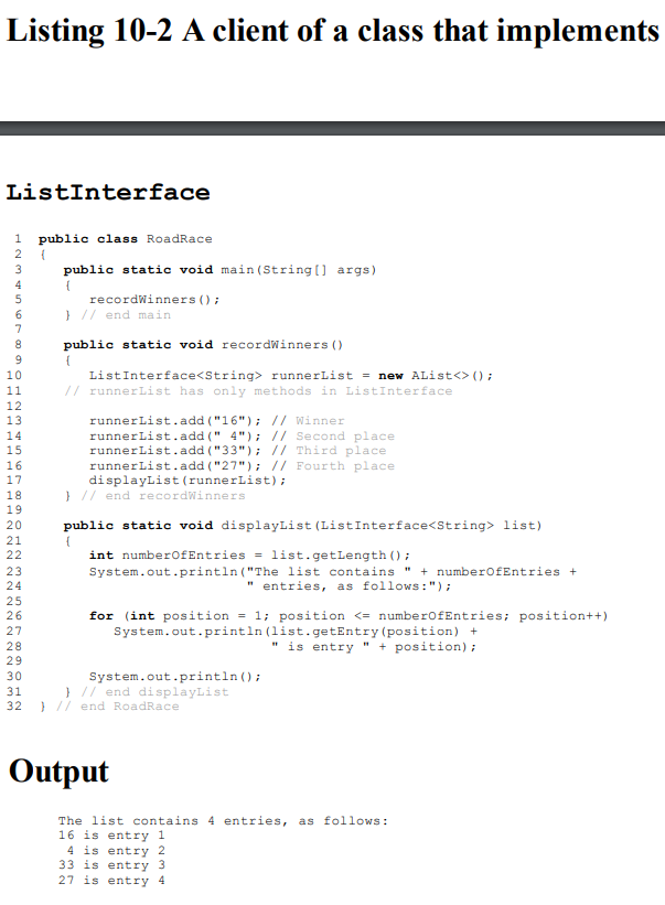 Solved 4. Consider the method getPosition that is outlined | Chegg.com
