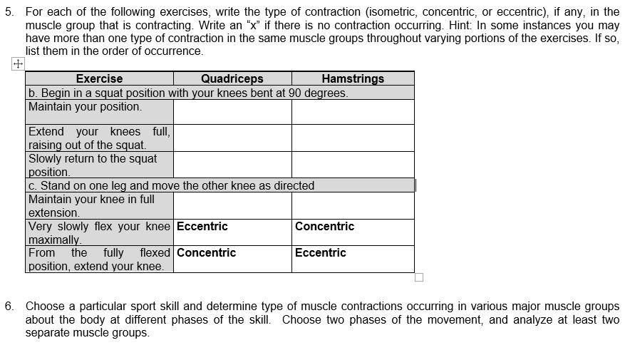 Solved 5. For each of the following exercises, write the | Chegg.com