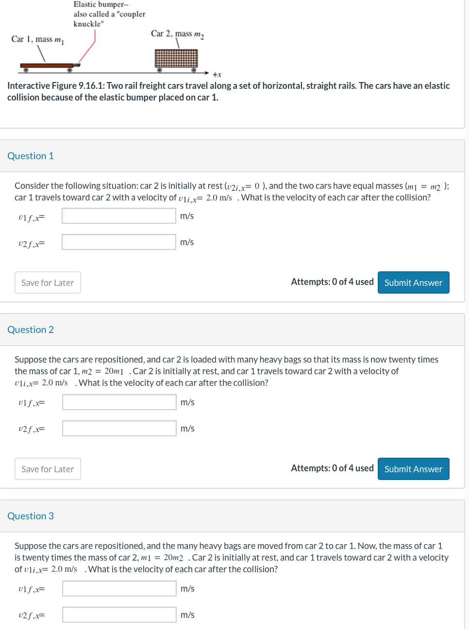 Solved In These Exercises We Analyze Collisions Between
