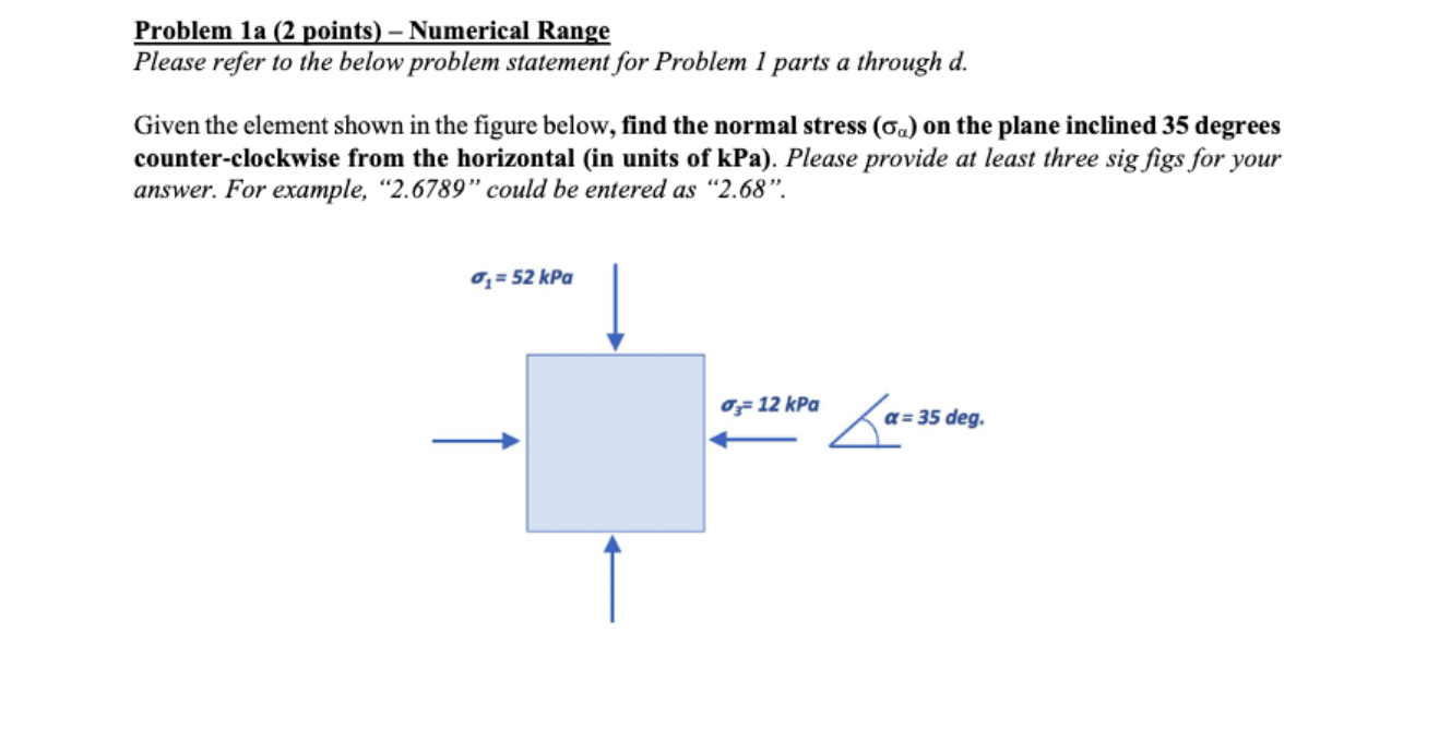 Solved Problem 1a ( 2 points) - Numerical Range Please refer | Chegg.com