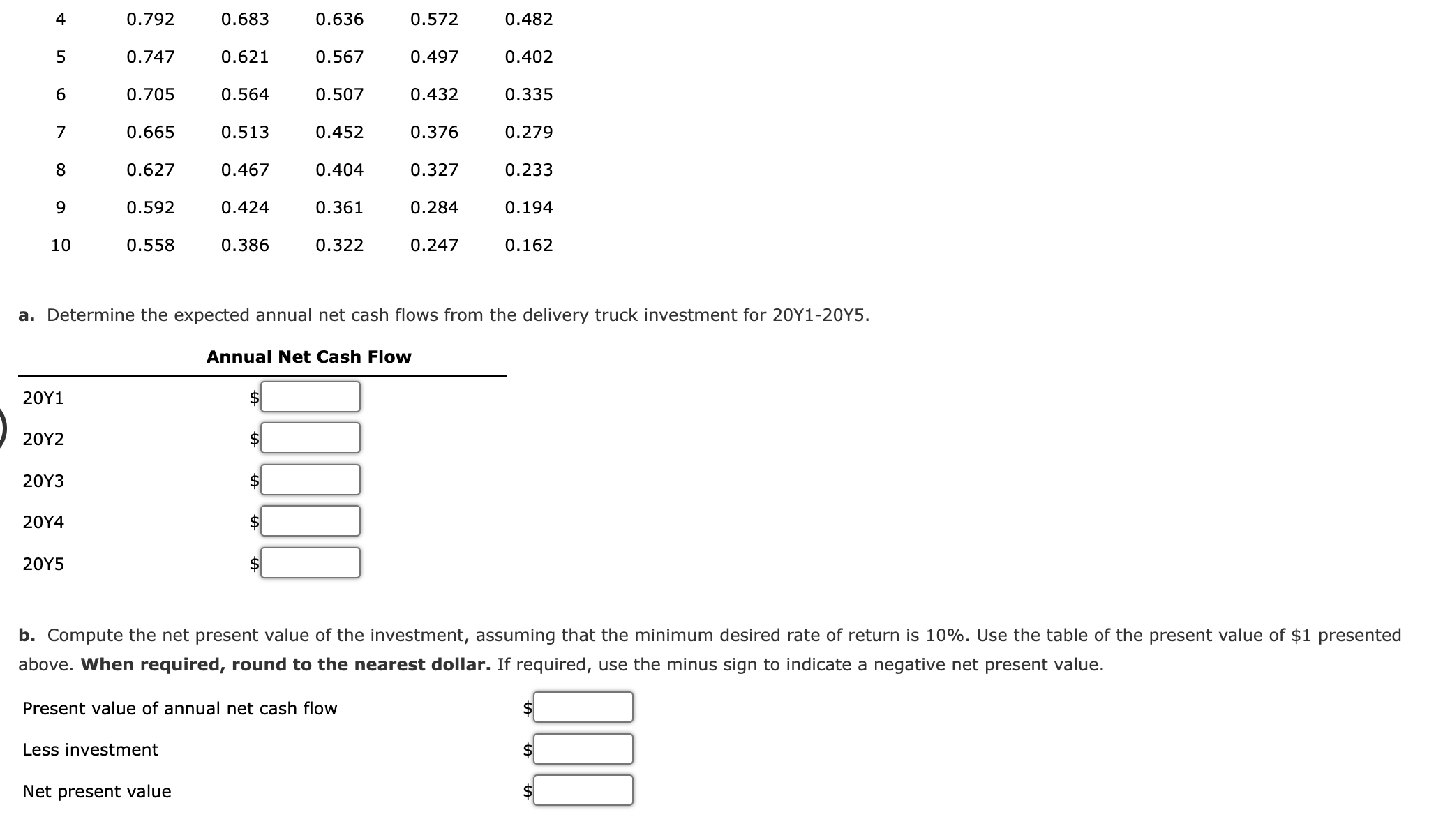 Solved a. Determine the expected annual net cash flows from | Chegg.com