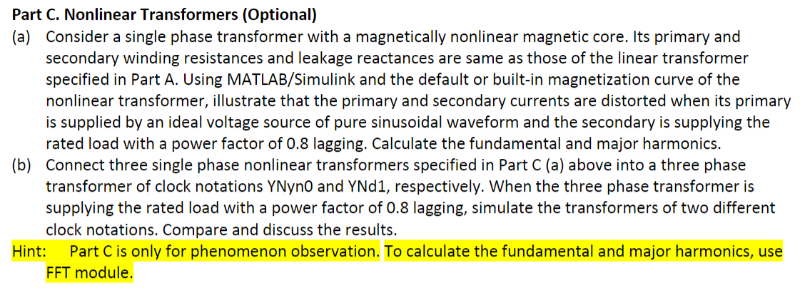 Solved Part C. Nonlinear Transformers (Optional) (a) | Chegg.com