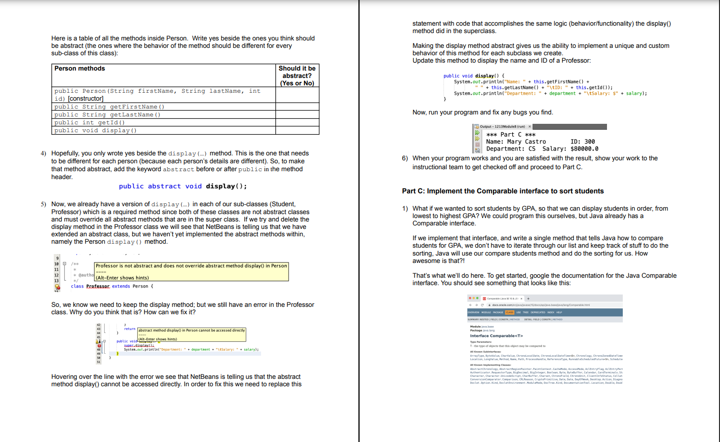 Solved 2) In the project we already have created some | Chegg.com