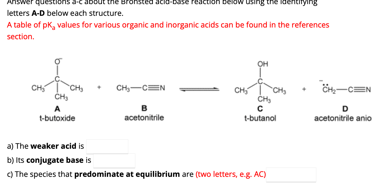 Solved Answer questions a-c about tne Bronsted acid-base | Chegg.com Solved Answer questions a-c about tne Bronsted acid-base | Chegg.com