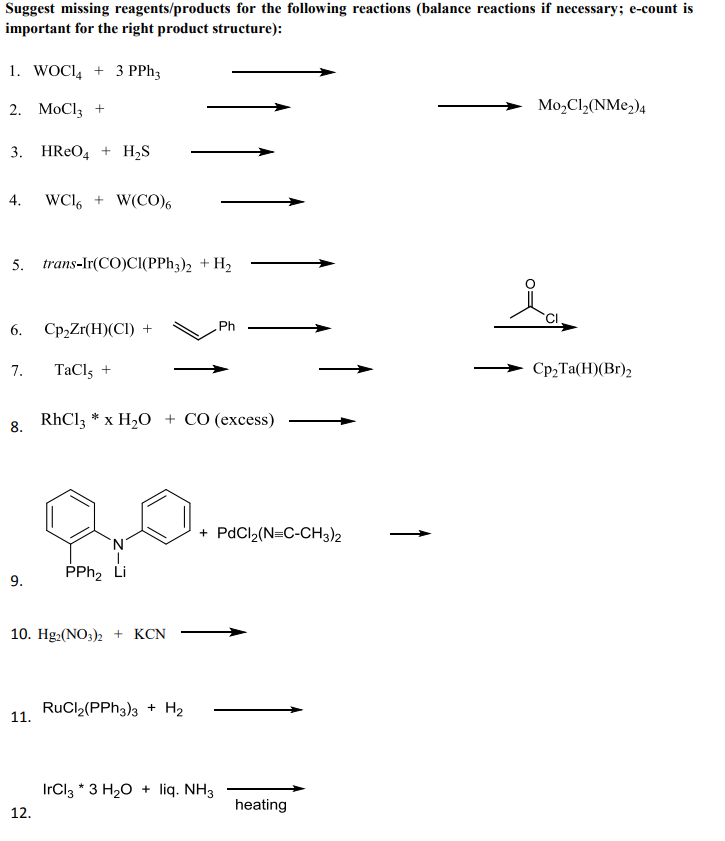 Solved Suggest missing reagents/products for the following | Chegg.com