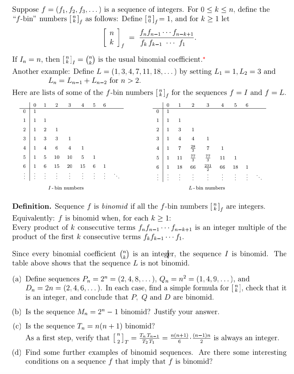 Solved Suppose f = (f1, f2, f3, ... ) is a sequence of | Chegg.com
