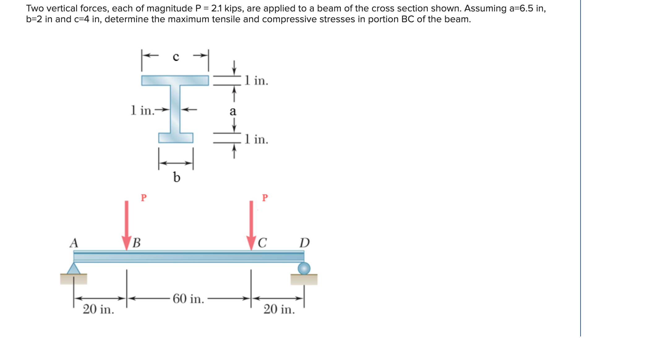 Solved Subdividing the cross-section into the three simpler | Chegg.com