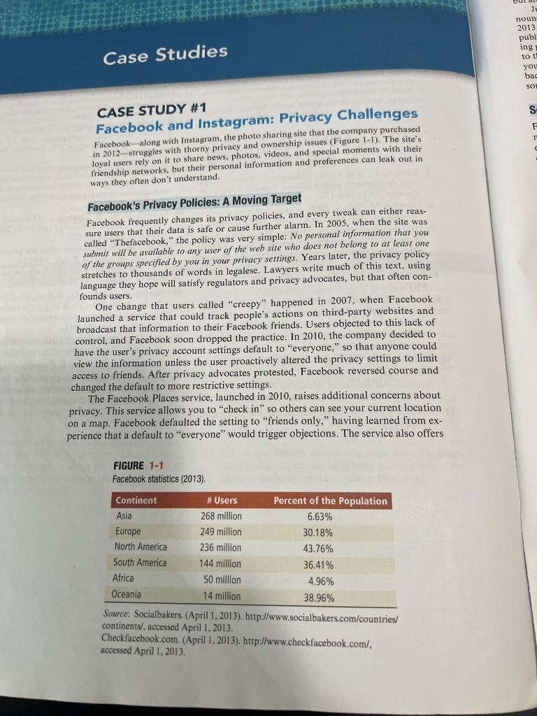 Solved review case study and answer question in paper | Chegg.com