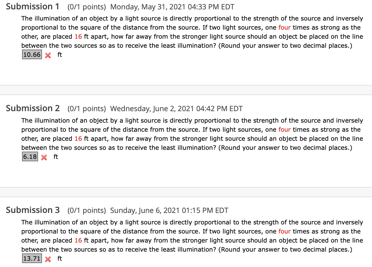 Solved The illumination of an object by a light source is | Chegg.com