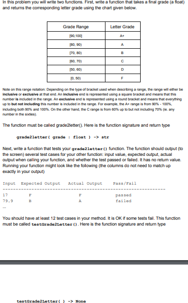 Solved In this problem you will write two functions. First, | Chegg.com