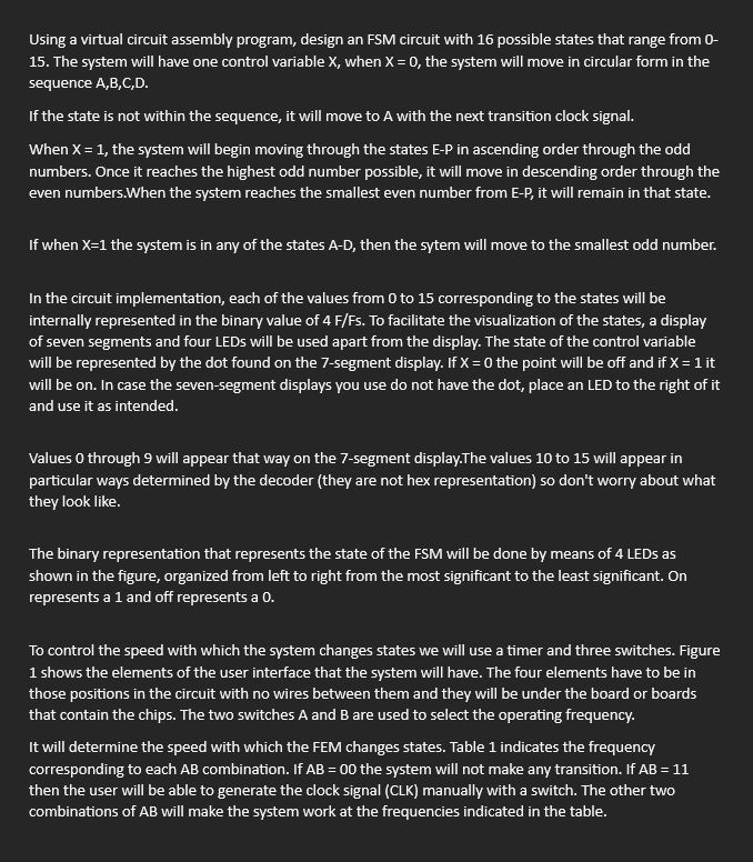 Using a virtual circuit assembly program, design an | Chegg.com