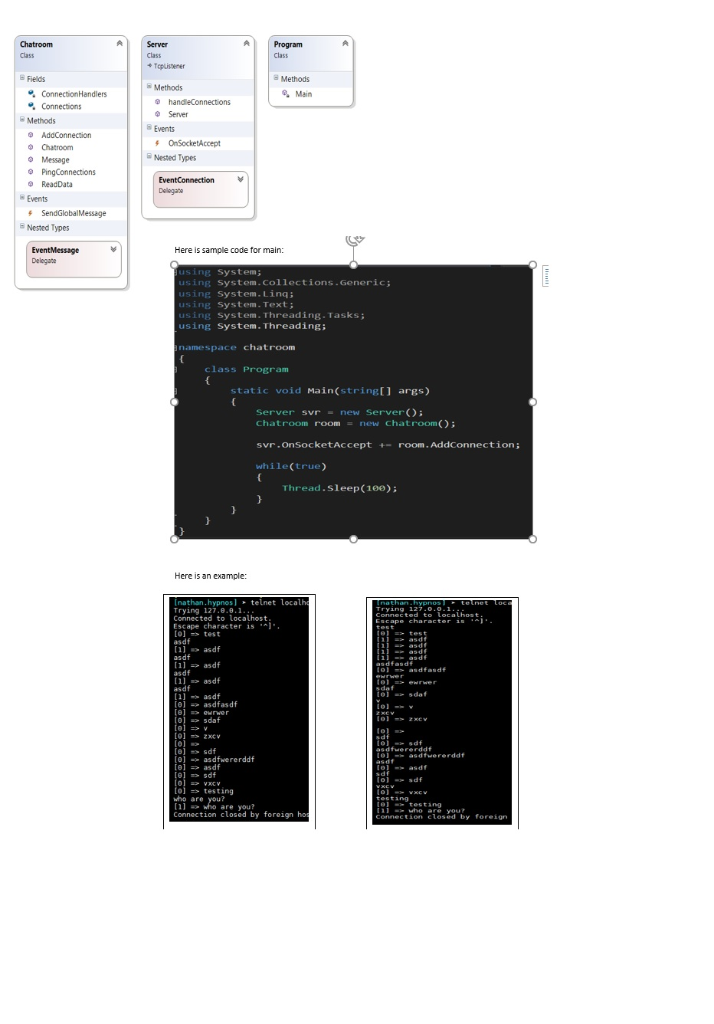 Create A Tcp Based Console Chat Room Using C The 5258