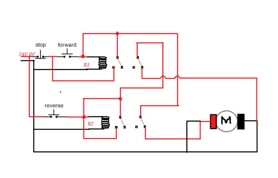 Solved Convert the following Electromagnetic relay diagram | Chegg.com