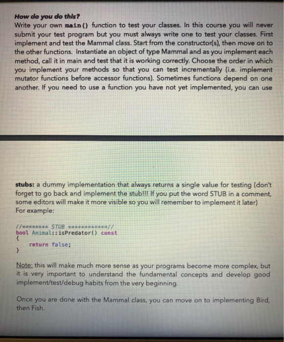 Solved Project 2: Inheritance Project will build on Project1 | Chegg.com