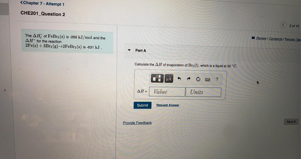 Solved Provide Feedback | Chegg.com
