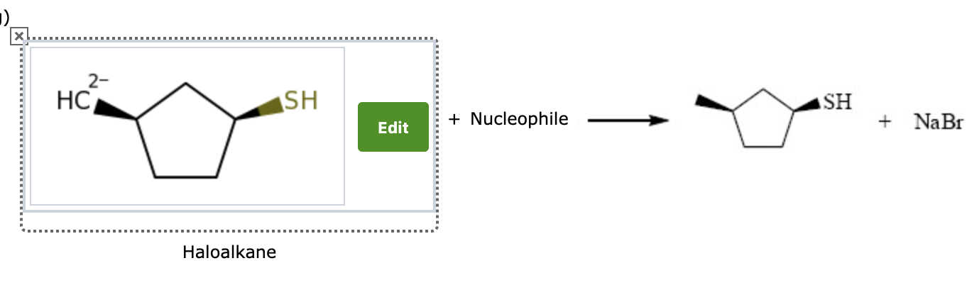 Solved Given that NaBr is a product of each reaction, draw | Chegg.com