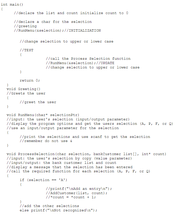 Solved Intro to Programming in C− program 9 With this | Chegg.com