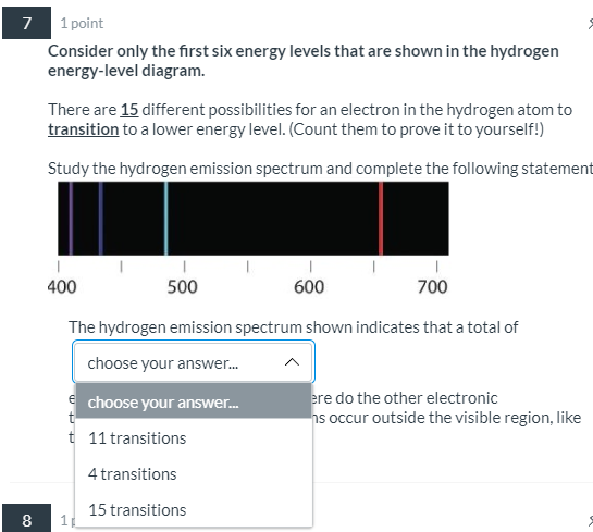 Solved Hydrogen Energy Level Diagram A basic diagram of | Chegg.com