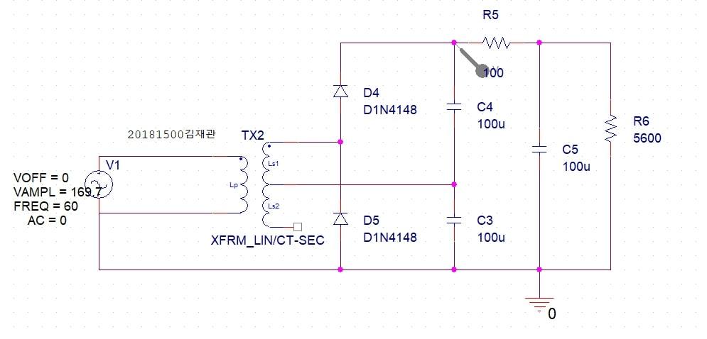 How Can I Simulate Below Circuit With Pspice Since 