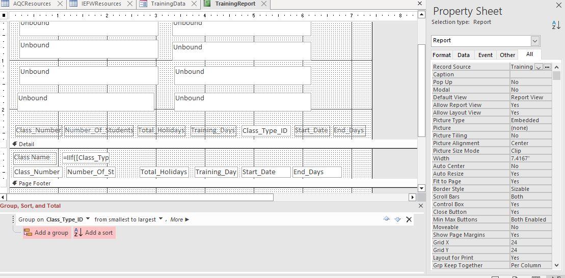 Solved Microsoft Access 2016 Is It Possible To Print Those 