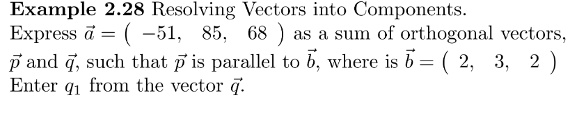 Solved Example 2.28 Resolving Vectors into Components. | Chegg.com