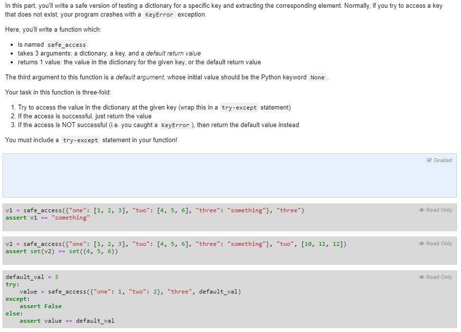 Solved In this part, you'll write a safe version of testing | Chegg.com