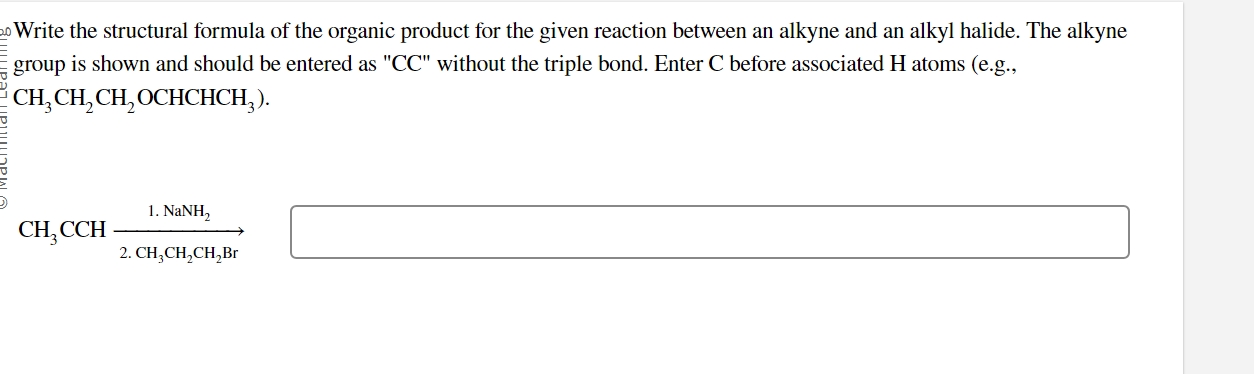 Solved ?20 ﻿Write the structural formula of the organic | Chegg.com
