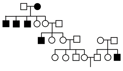 What is likely the type of inheritance pattern for | Chegg.com
