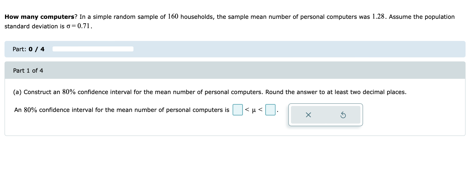 Solved How many computers? In a simple random sample of 160 | Chegg.com