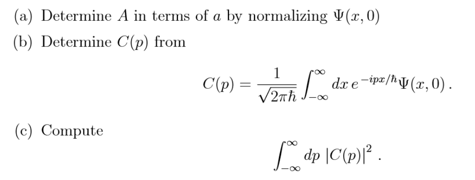 Solved 25. A free particle has an initial wave function | Chegg.com