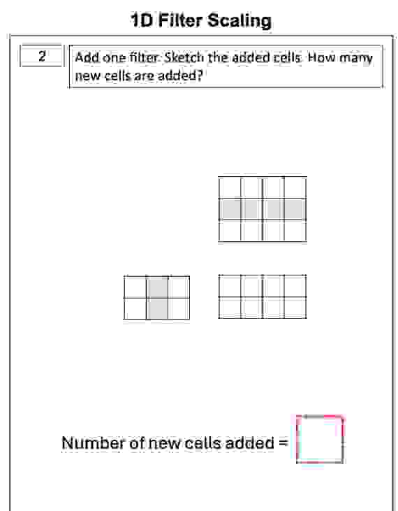 Solved How to can I approach this problem with 1D filter | Chegg.com
