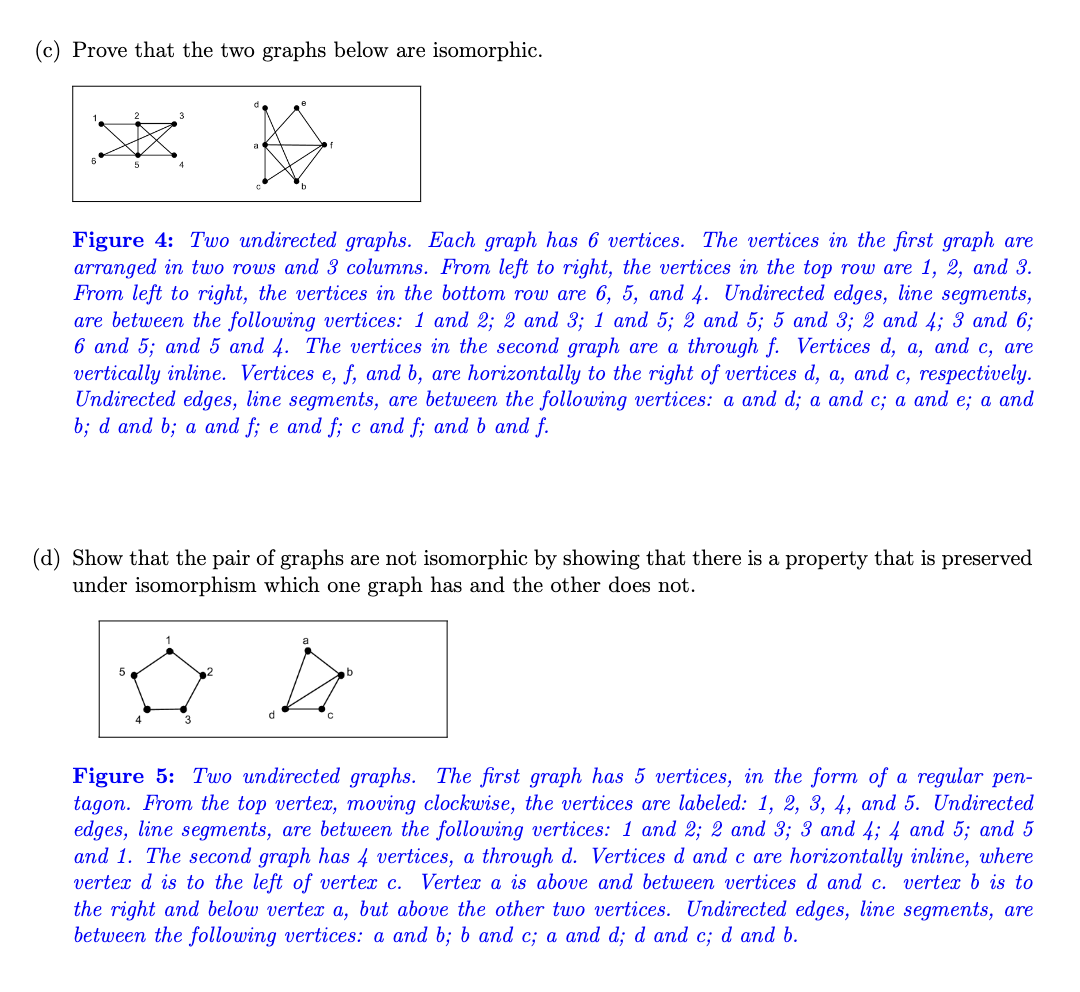 Solved Problem 1 For parts (a) and (b), indicate if each of | Chegg.com