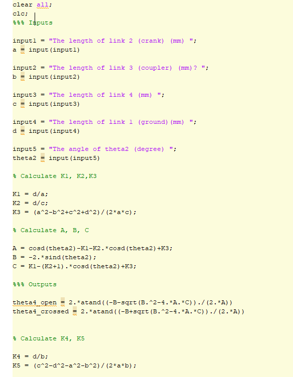 Solved Use MATLAB Find and plot the angular position of | Chegg.com