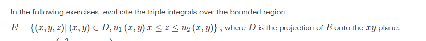 Solved In the following exercises, evaluate the triple | Chegg.com
