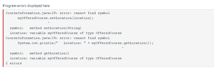 Solved need Help in correcting code in JAVA | Chegg.com
