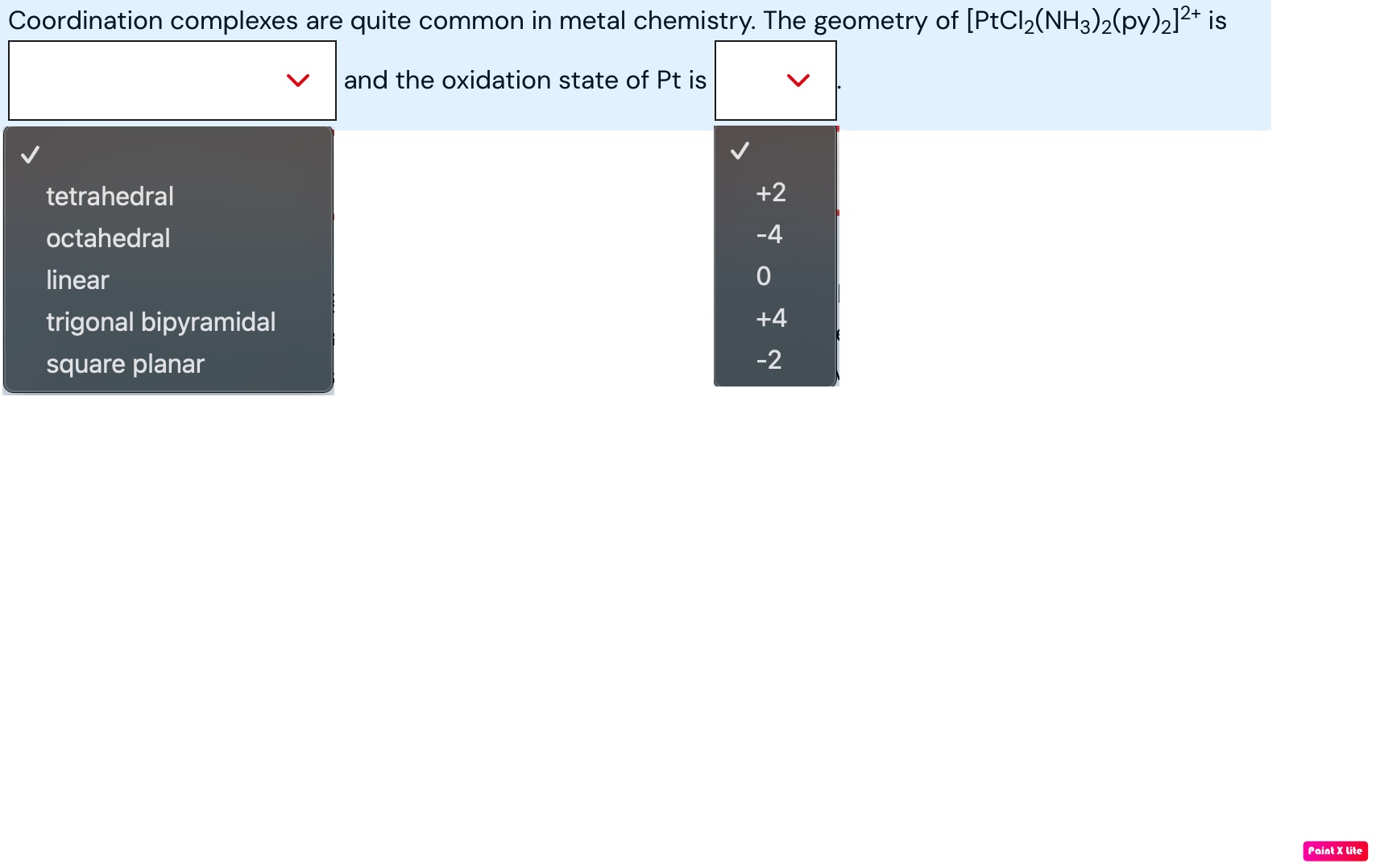 Solved Coordination complexes are Coordination complexes are | Chegg.com