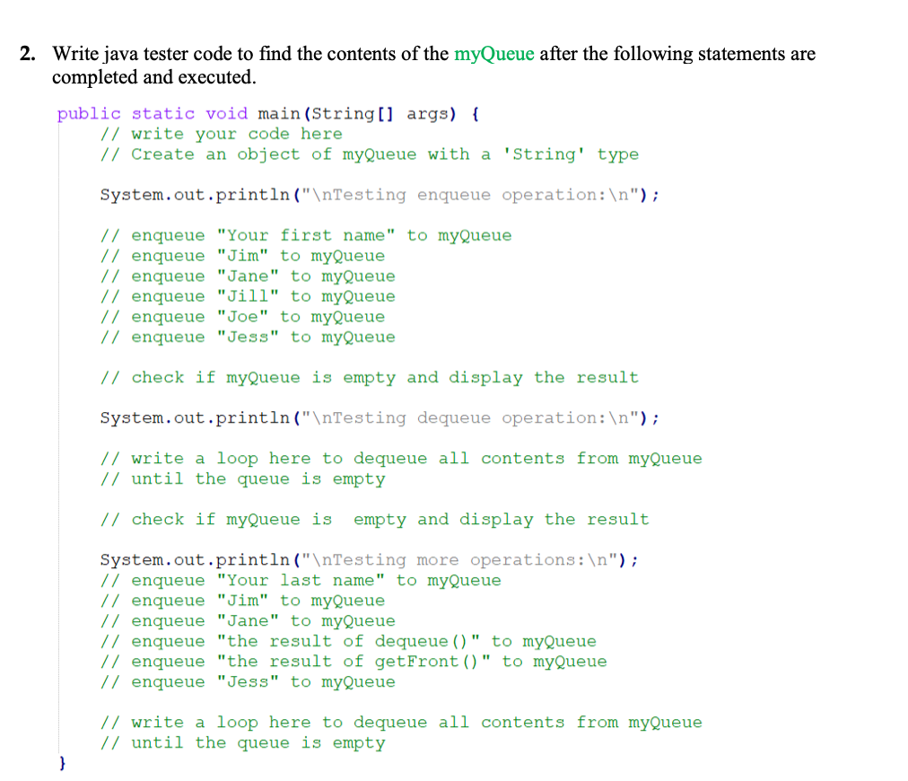 Solved 1 Using The Java Util Linkedlist Class Define A