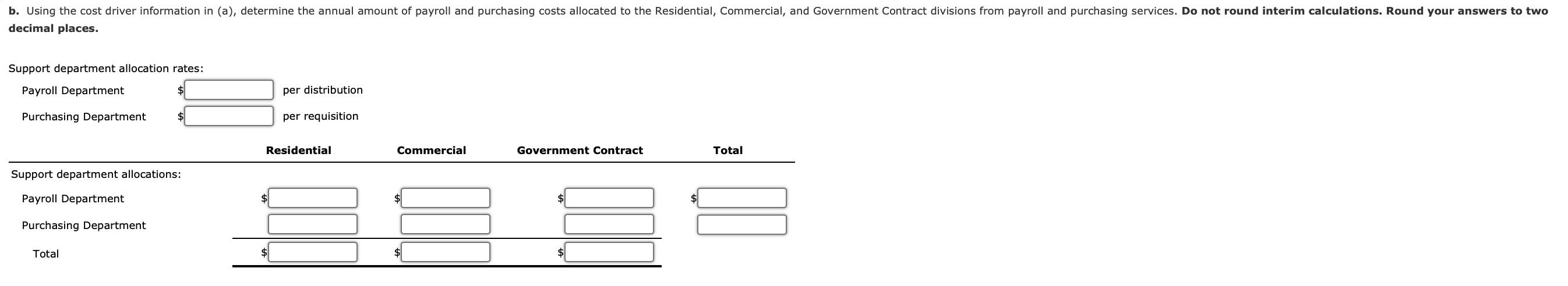 Solved Required: a. Determine the total amount of payroll | Chegg.com
