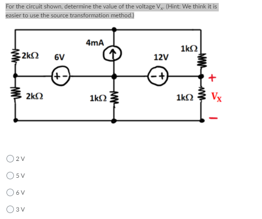 Solved Find Vas a function of i V )i Ov- şi+3 Ovet Ovet | Chegg.com