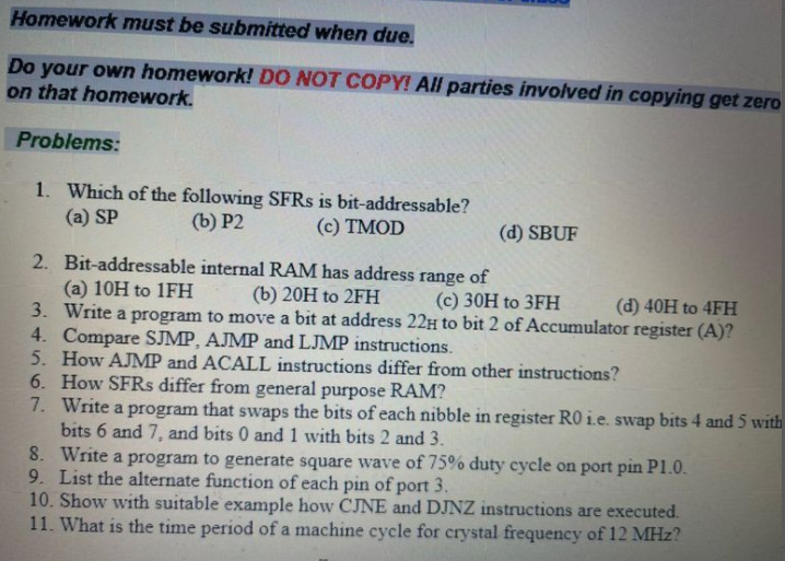 Solved Do your own homework! DO NOT COPY! All parties | Chegg.com