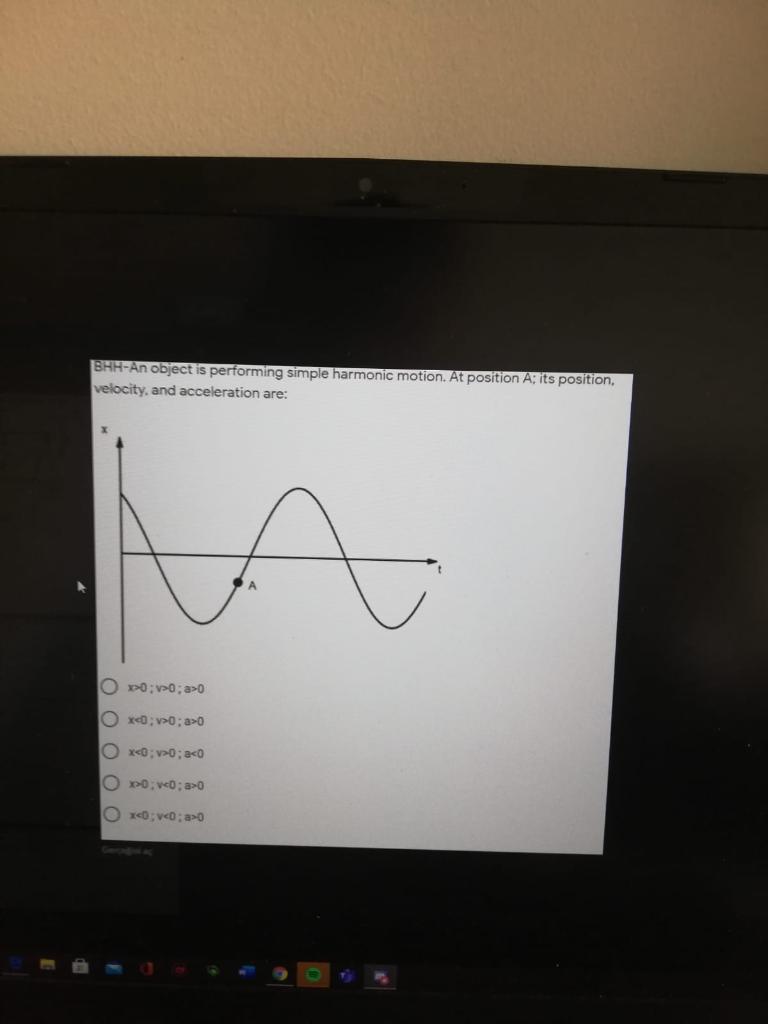 Solved BHH-An object is performing simple harmonic motion. | Chegg.com