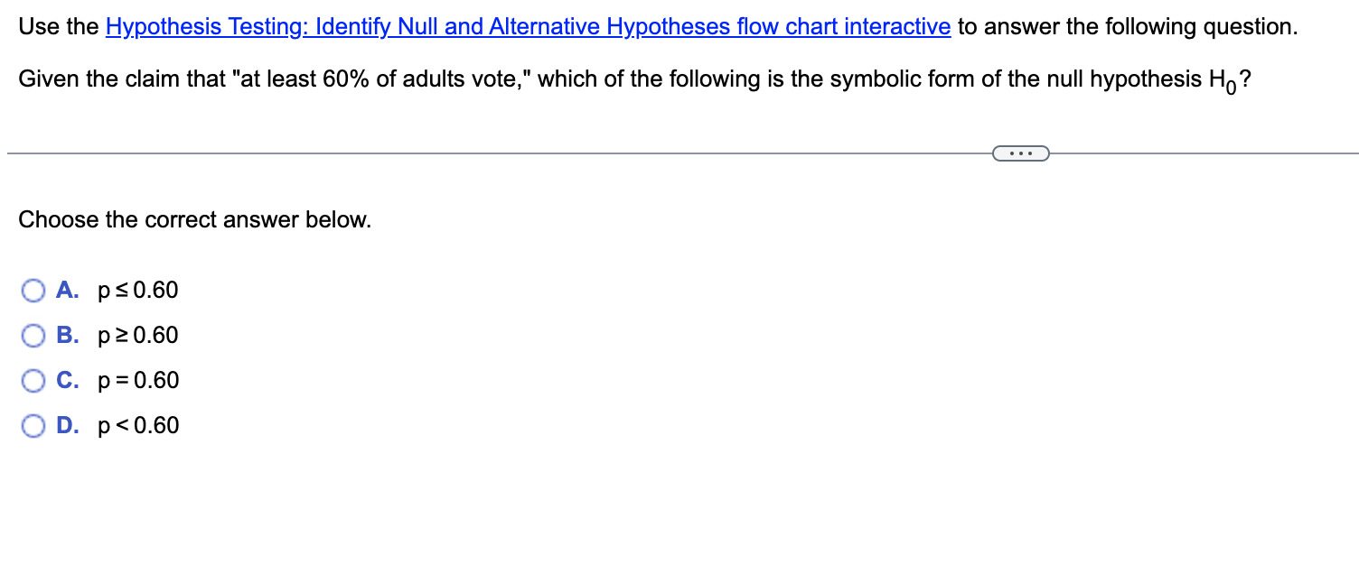 Solved Use the Hy.pothesis Testing: Identify Null and | Chegg.com